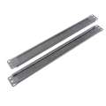 LDR 1U 19' Cable Management Brush Rail (Brush Panel) - Black Metal ...