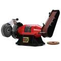 BAUMR-AG Bench Grinder Sander and Polisher Combo, 150mm Grinding Wheel ...