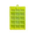 Silicone Ice Tray Mold Reusable Food Grade Undeformed Storage 15-cavity ...