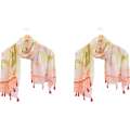 2x LVD Scarf/Sarong Women Beach Shawl Cover Up 90x180cm Polyester ...