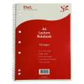 Stat Ruling Board Cover A4 140pg Lecture Book 10pk (Red) | Woolworths