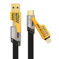 [4in1] ZUSLAB 65W Fast Charging Type C Cable for Samsung Galaxy A55 A35 ...