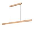 Krear 120cm Linear Pendant Light Beech Wood Led Kitchen Benchtop Drop ...