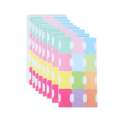 40Sheets Macaron Colour Writable Blank Journal Index Label Morandi ...