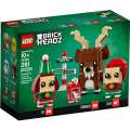 LEGO 40353 - BrickHeadz Seasonal Christmas Reindeer, Elf and Elfie ...