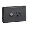 Clipsal C2015-15-BK - Classic Single GPO Power Point 15A - Black ...