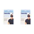 2PK Annabel Trends Travel Sleep Mask Sleeping Eye Cover 11x13cm Black ...