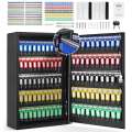 200-Key Cabinet, Key Lock Box with Adjustable Racks, Security Key ...