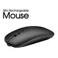 Wireless GHz Optical Bluetooth 5.1 Slim Rechargeable Mouse For Laptop ...