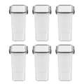 6x Boxsweden Crystal 1.4L/18.5cm Pantry Storage Container Food ...