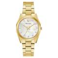 Bulova Diamond Gold Tone Mother-of-Pearl Stainless Steel Women's Watch ...