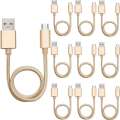 10 Pack 1m Data Transfer Charger Charging Micro USB Cable Cord for ...