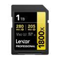 Lexar Professional 1800x 1TB SDXC UHS-II Card GOLD Series 1TB C10, UHS ...