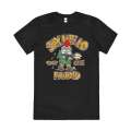 Say Hello To My Little Friend Bad Dwarf Cotton T-Shirt Unisex Tee Black ...