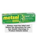 Metsal Heat Rub Cream Joint & Muscle Pain Relief 125g | Woolworths