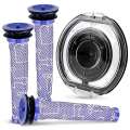 Dust Bin Lid + 3 Pre Filters Replacement for V6 Vacuum Cleaner DC44 ...
