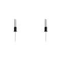 2PK Summit Global Metal Spike Agility Pole Spring Loaded Base for 25mm ...