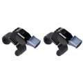 2PK Fox 40 Summit Mini CMG Whistle Coach/Sports Accessory w/ Fingergrip ...