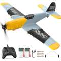 DEERC RC Plane 3 Channel BF-109 Remote Control Airplane 6-axis Gyro Stabilizer 2 Batteries ...