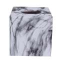 Tissue Box with Marble Printing Square Toilet Paper Holder for Bathroom ...