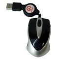 Shintaro Notebook Mini Optical Mouse w/ Retractable cable | Woolworths