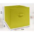 SORTI 33x37x33 CM Yellow 4X Pack Foldable Folding Storage Cube Storage ...