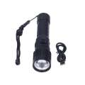 LED Flashlight LED Aluminium Alloy Weatherproof Three Light Modes Wide ...