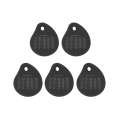 5pcs Silicone Bench Scraper Integrated Nonstick Cake Scraper Food Grade ...