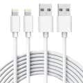 2 Pack 2m Long Data Transfer Charger Charging USB Cable Cord for Apple ...