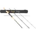 Samurai Cruisers Carbon Fishing Rod Spin Fast 7ft 4 Piece 3 - 8lb Pound ...