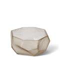 E Style Glass Rufus Decorative Bowl Vessel Home Decor Display 22x22cm ...