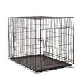 4Paws Foldable Metal Wire Portable Travel Pet Cage w/ ABS Tray 91x66cm ...