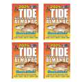 4PK AFN 2025 Tide & Bite Time QLD Fishing Guide 108-Pages 11.5x10.5cm ...