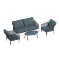 4pc Arcadia Outdoor Furniture Tivoli Patio/Garden Set Weather-Resistant ...