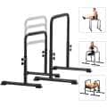 Advwin 78-99cm Height Adjustable Dip Bar Home Dip Station for Push-Ups ...