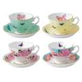 Miranda Kerr for Royal Albert - Teacups & Saucers (Set of 4) | Woolworths