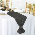 Black Sequin Fabric Table Runner | Woolworths