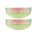 2PK Maxwell & Williams Wicked Pink Goes Good w/ Green Bowls 12.5x5cm ...