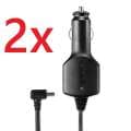 2x Garmin TA20 Mini USB Car Charger - Genuine 12V 2A Vehicle Power ...