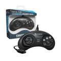 Hyperkin Sega Mega Drive Premium Controller (Black) | Woolworths