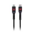 Monster Lightning to USB-C Braided Cable - Black 1.2m | Woolworths