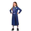 Wednesday Nevermore Blue Academy Uniform Net Costume Dress Up Party ...