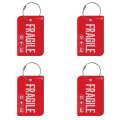 4PK Retreev Fragile Travel Bag Smart Tag Luggage Suitcase Name Card w ...