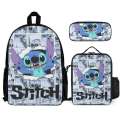 Stitch Backpack Set Backpack with Lunch Box And Pencil Case 3pcs Set ...