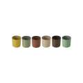 Revol Caractere White Cumulus Cup Set 6pc Mixed Colours 80ml | Woolworths