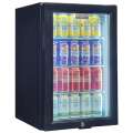 Classy Quiet 69Ltr Triple Glazed Bar Fridge With Blue and White Led ...