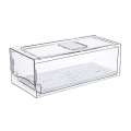 Fridge Storage Box Organizer Food Container Kitchen Clear Drawer Ins ...