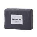 Bambury Linen Sheet Set - Charcoal - King | Woolworths
