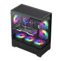 Gamemax Vista AB Case + GX-750 PRO BK Power + IceBurg Infinity 360 Cool ...