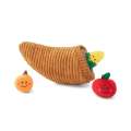 Cornucopia + 3 Squeaker Veggies Fall Harvest Burrow Dog Toy | Woolworths